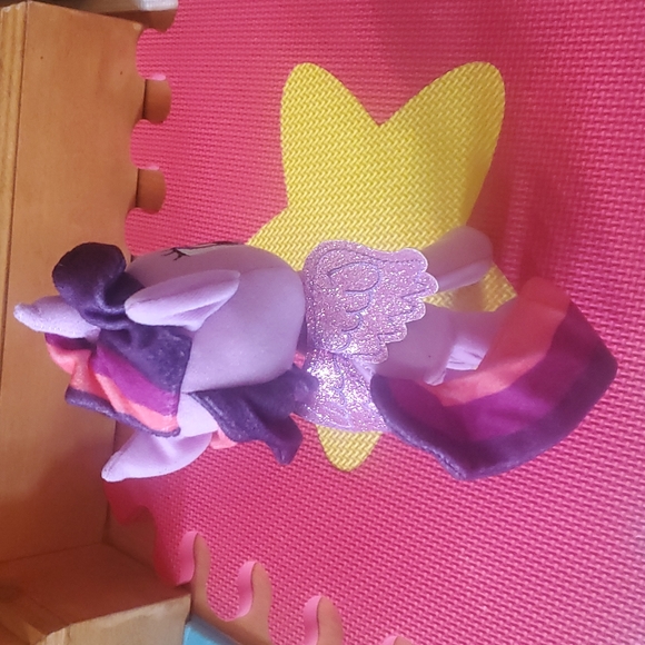 My Little Pony | Toys | Two Plush My Little Ponies Purple 1 Yellow ...